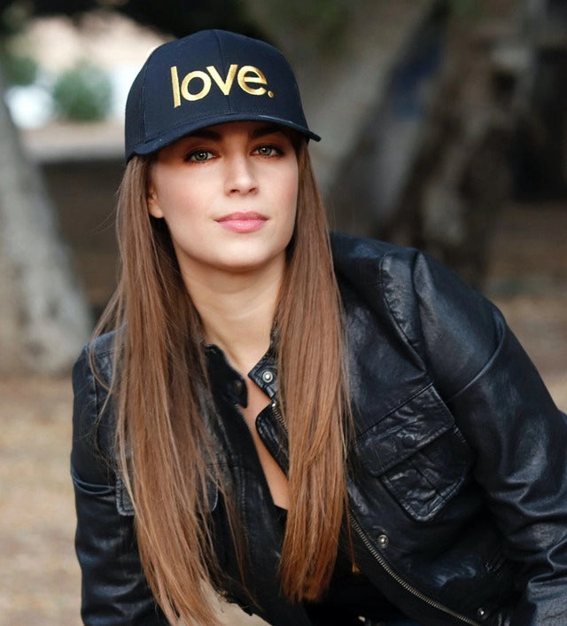 Love Gold Embroidered Trucker Hat – NIX Collection